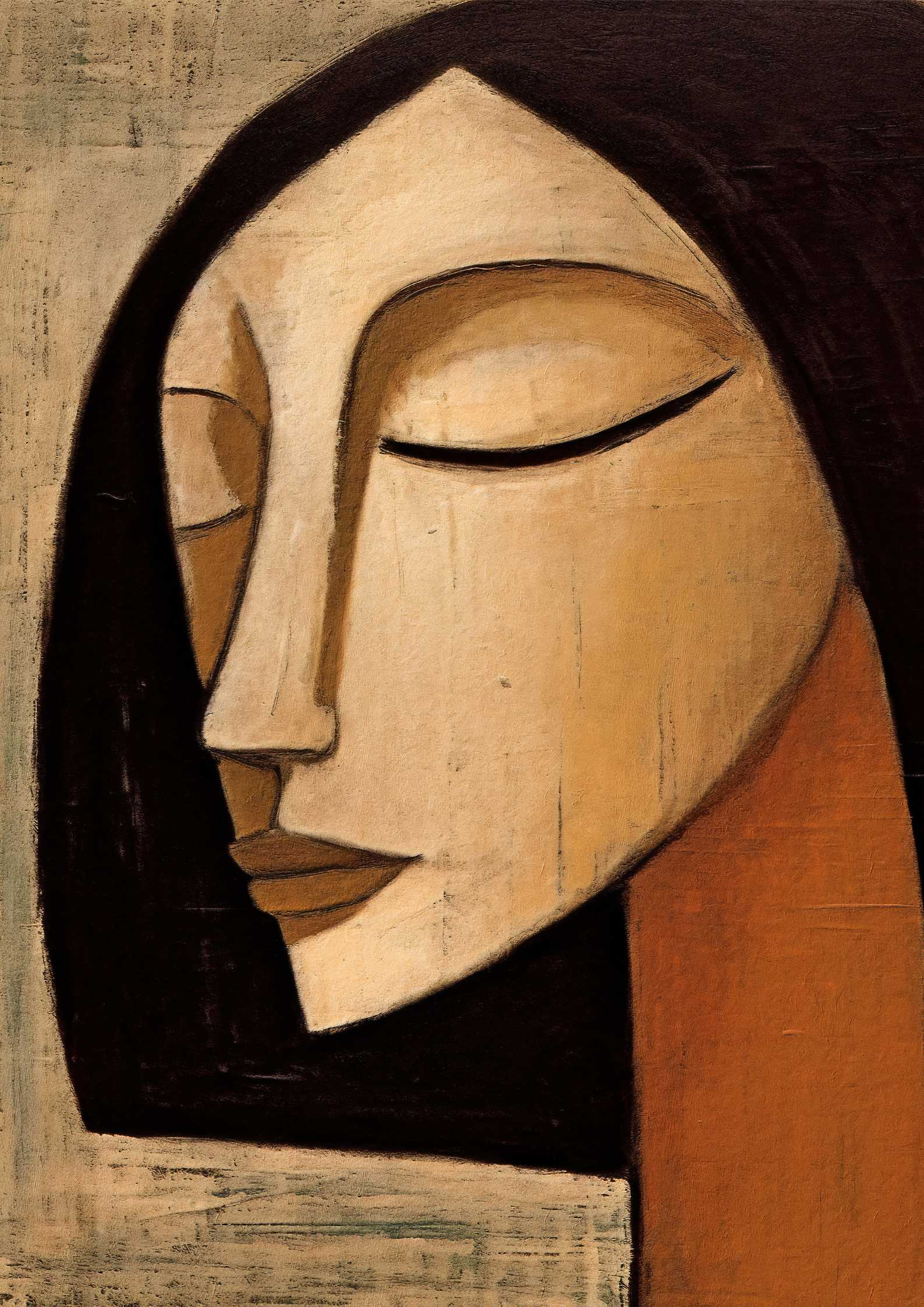 Face art/Lærredsbillede - ByKvist