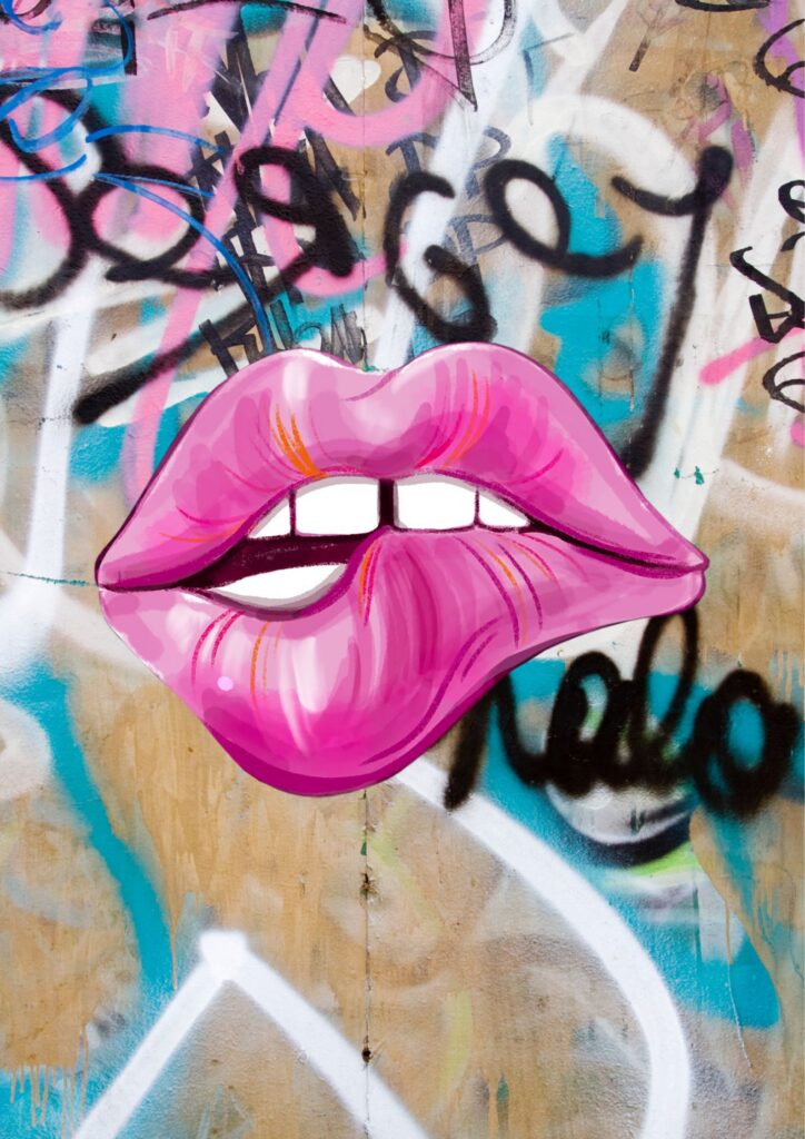 Graffiti lips - ByKvist